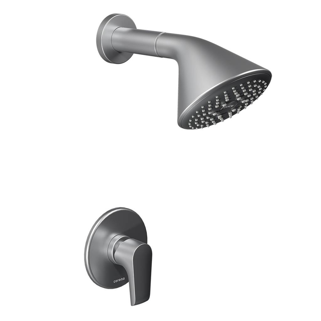 Ducha Monocontrol Cascade Titanio – Corona Centroamérica